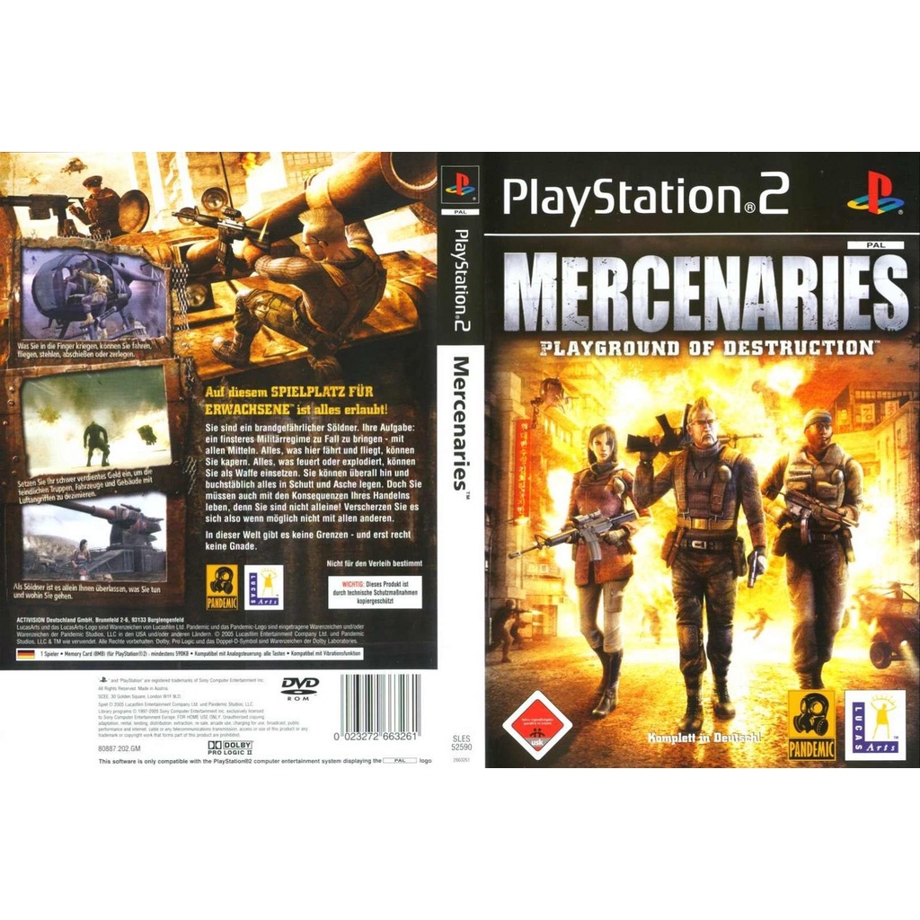 Mercenaries Playground Of Destruction (CD Games PS2) | Shopee Malaysia