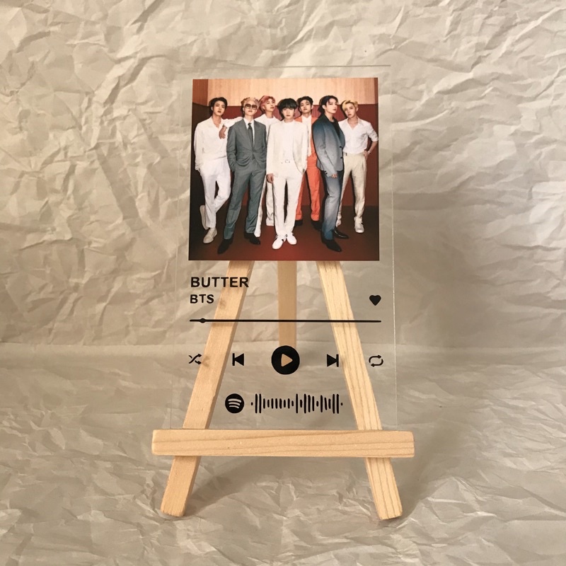 (WITH DISPLAY STAND) - Mini Custom Spotify Frame Album Cover Playlist ...