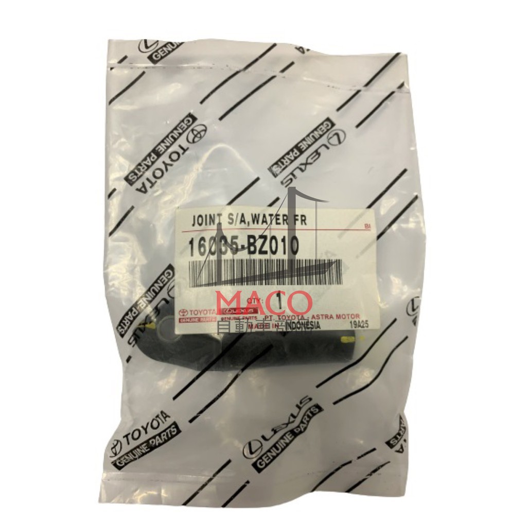 16035-BZ010 (ORIGINAL TOYOTA), JOINT, WATER HOSE, TOYOTA F601 / F602 ...