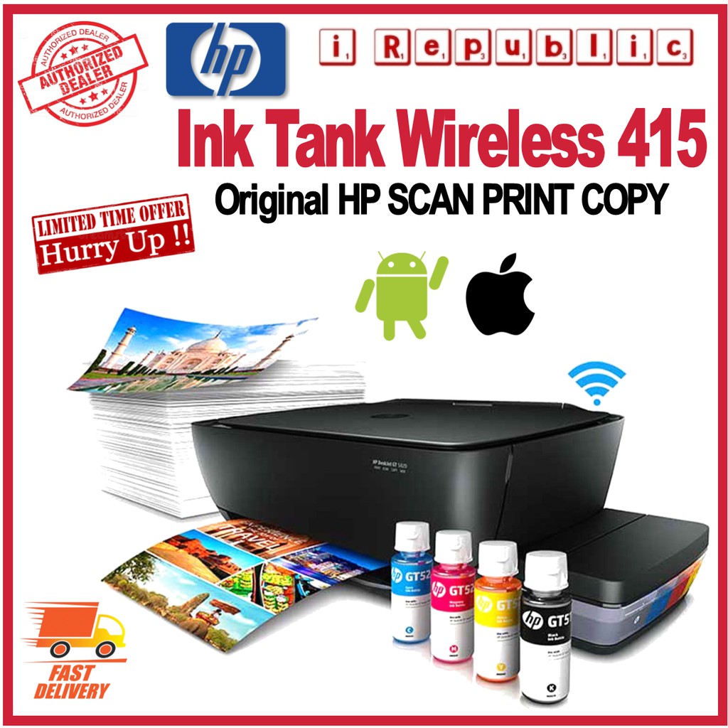HP Ink Tank Wireless 415 SCAN PRINT COPY | Shopee Malaysia