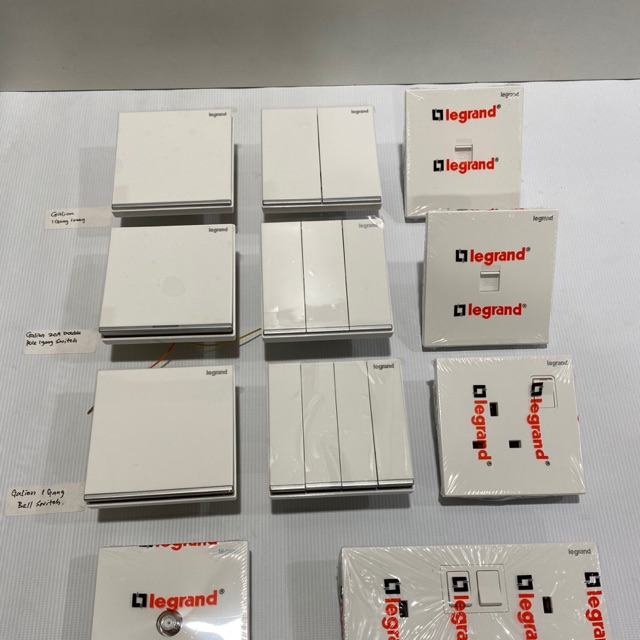 LEGRAND Galion switches white | Shopee Malaysia