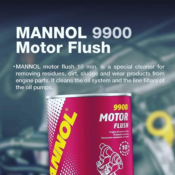 MANNOL Motor Flush MN9900 (Made in GERMANY) - 300ml Special Additives ...