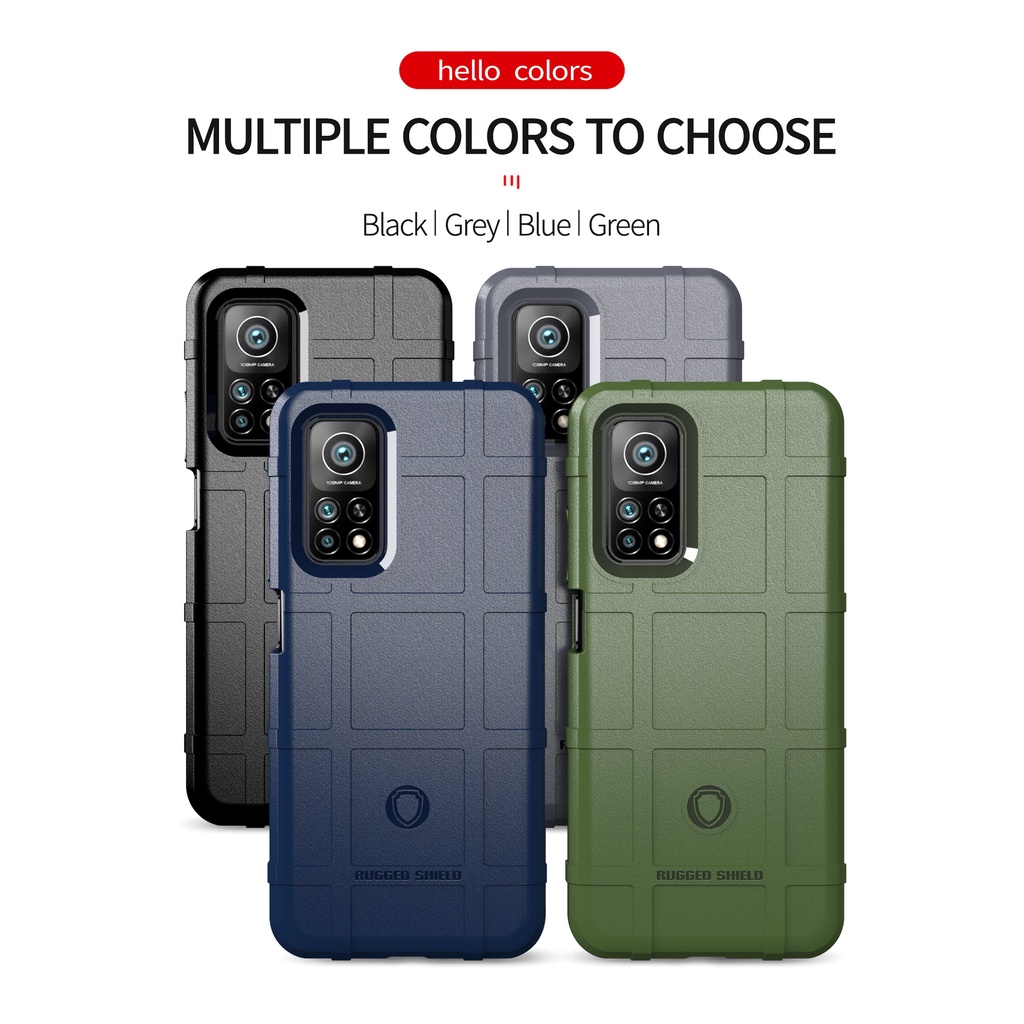 Xiaomi Redmi 9T Mi 10T Mi 10T Pro Rugged Thick TPU Rubber Back Hard ...