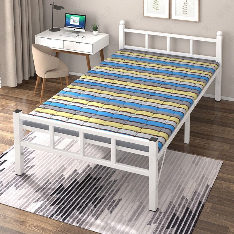 Folding bed single bed lunch break bed simple bed wooden bed portable ...