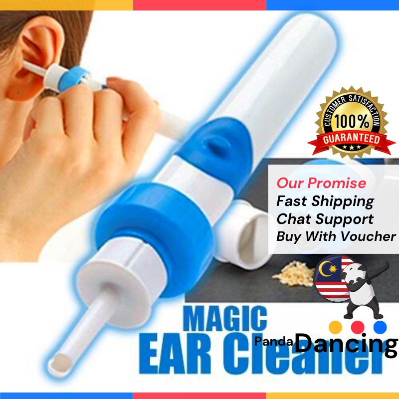 Electric Ear Wax Remover Cleaner Vacuum Suction Earwax Safety Cordless ...