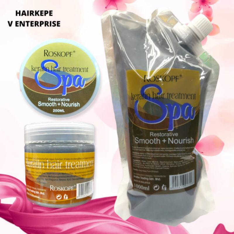Roskopf SPA Keratin Hair Treatment Restorative smooth+nourish 200ml ...