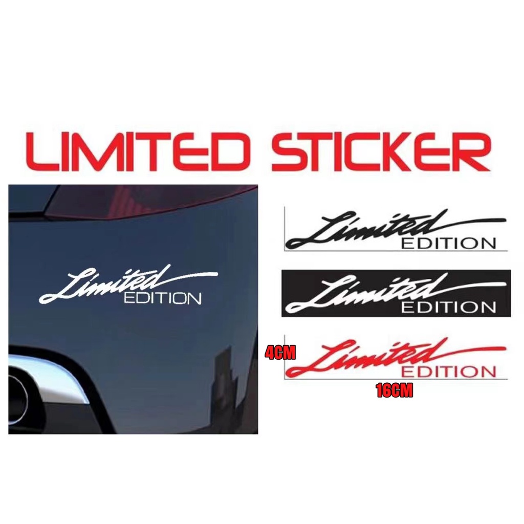Car sticker Limited Edition The Spirit Of Competition Decal Window Body ...