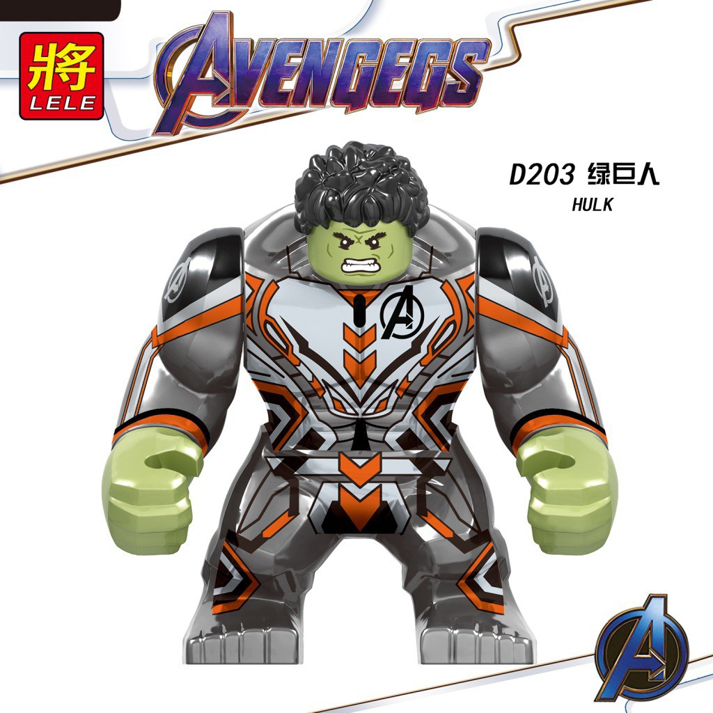 Marvel Avengers4 Super Heroes HULK Building Blocks Mini Figure Lego ...