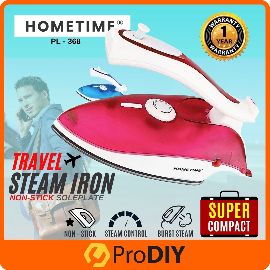 Portable Steam Iron Travel Iron Cloth ( 800W ) Non-Stick With Compact ...