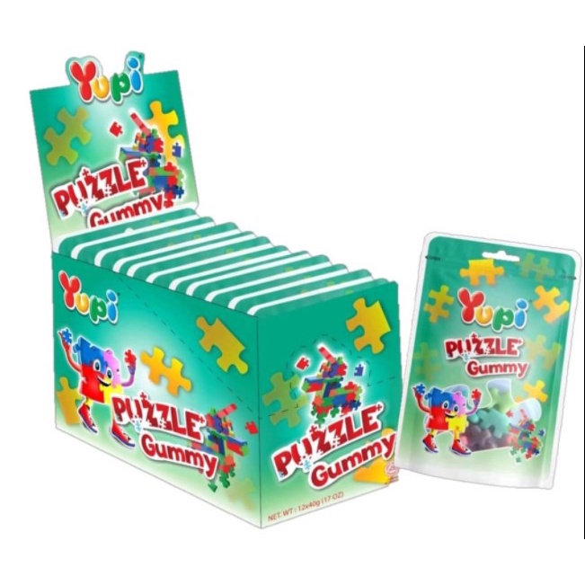 Yupi Puzzle Gummy Candy 12 x 40g | Shopee Malaysia