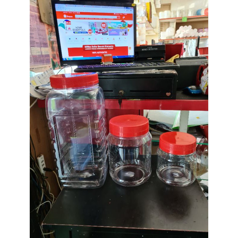 balang kuih raya botol kuih plastik borong balang plastik Balang besar ...