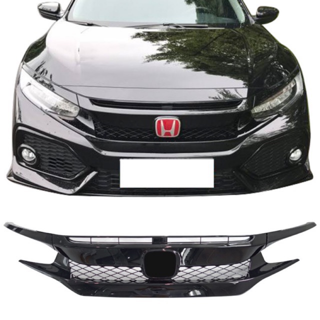 Honda Civic FC 2016-2018 / 2020-2021 Type R Front Grill ( Piano black ...