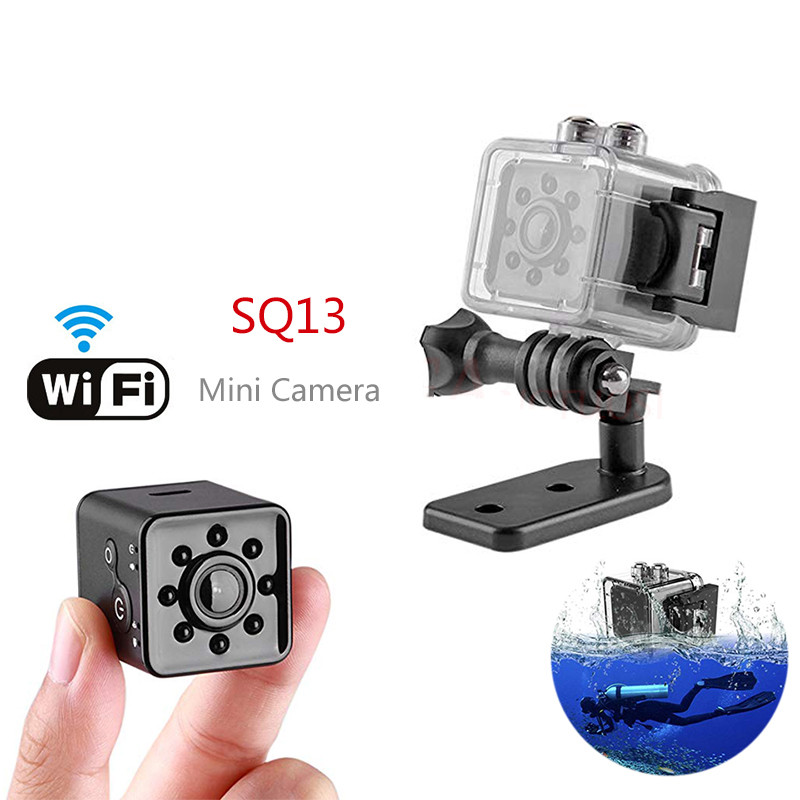 Sq13 Hd Wifi Small Mini Camera Cam 1080p Video Sensor Night Vision ...