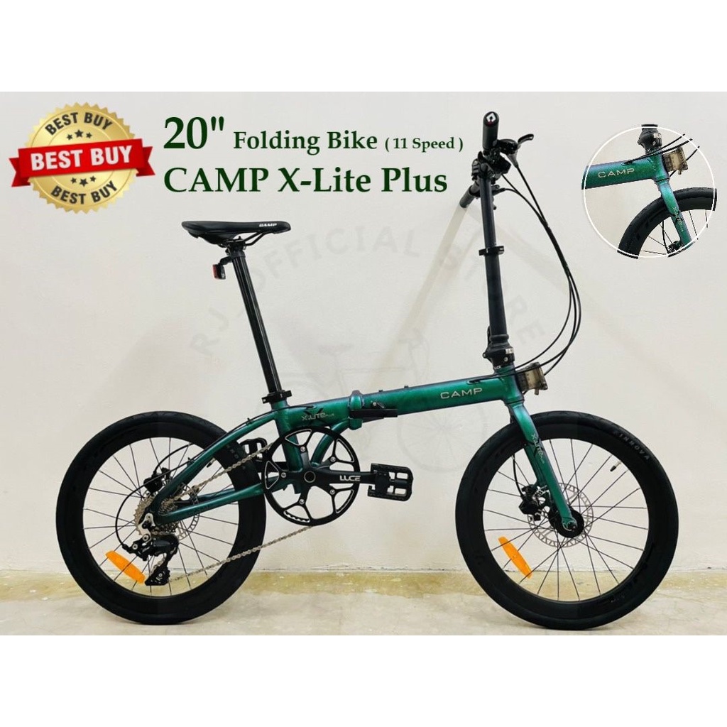 🔥 FREE GIFTS 🔥20" 20INCH Folding Bike / Basikal Lipat - CAMP X-LITE ...