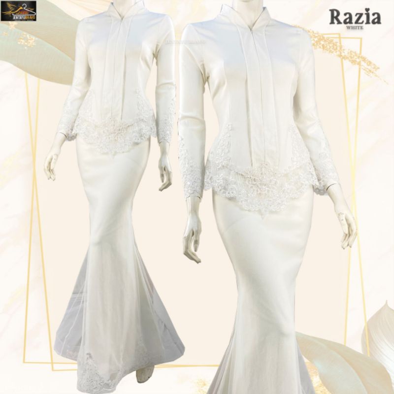 SALE RAZIA KEBAYA (white XL) | Shopee Malaysia