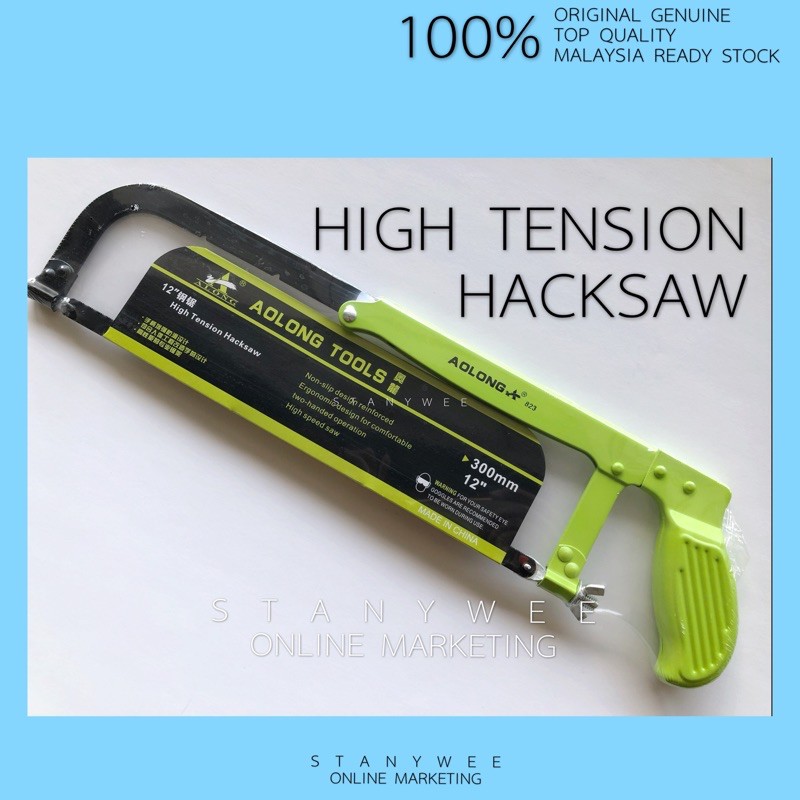 High Tension Hack Saw / Heavy Duty Hacksaw / Gergaji Paip Besi ...