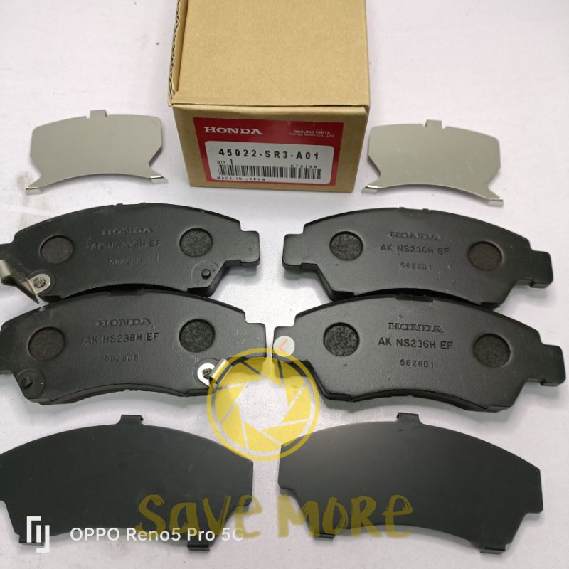 45022-SR3-A01 HONDA CITY SEL / JAZZ SAA FRONT DISC BRAKE PAD | Shopee ...