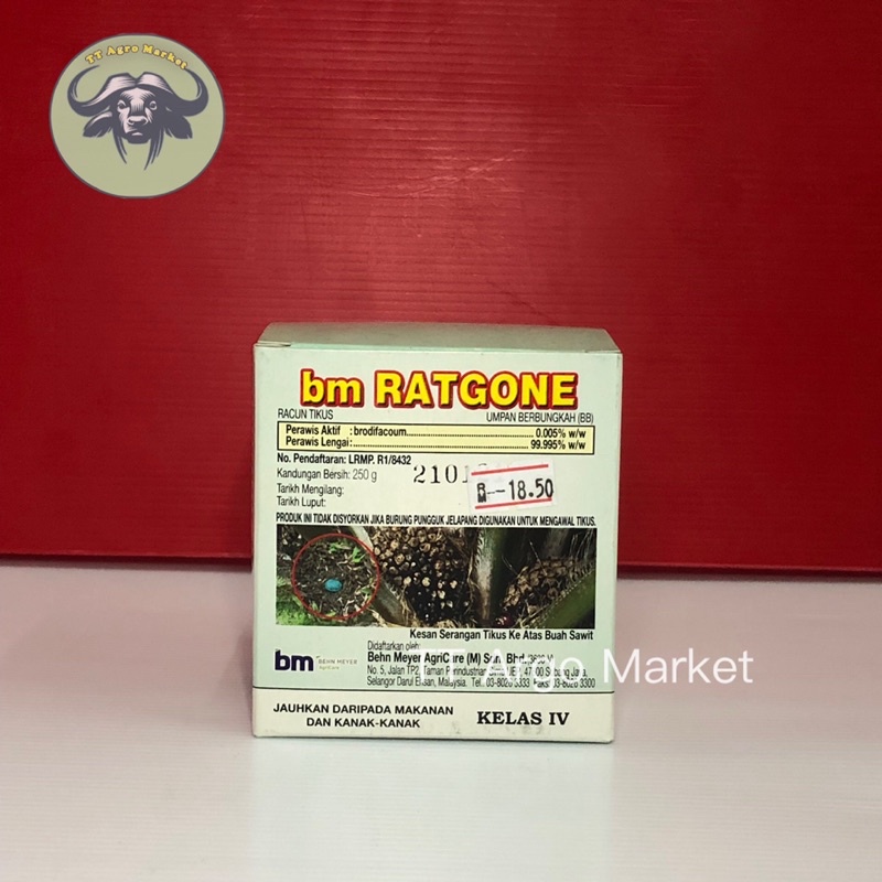 BM RATGONE 250g Racun Tikus / Rat Killer / 杀鼠 | Shopee Malaysia