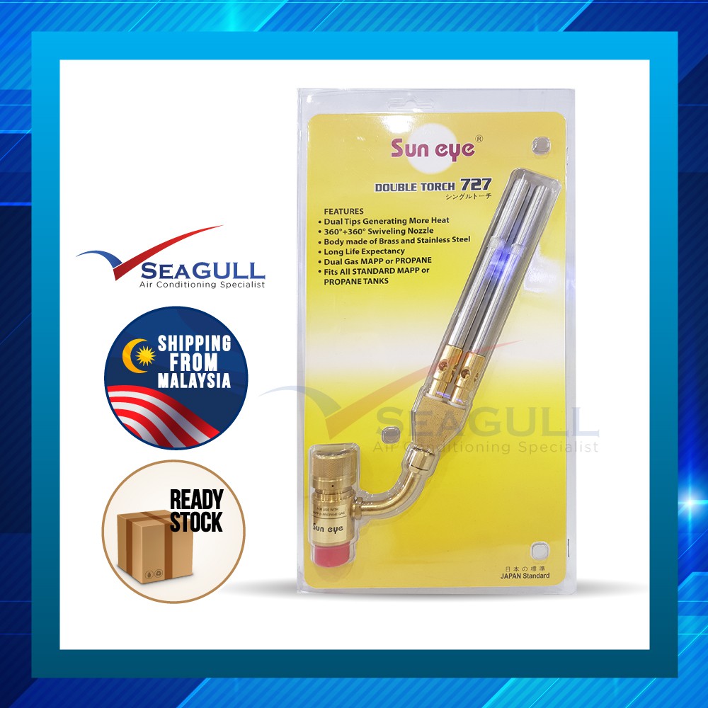Sun Eye Hand Torch Mapp Gas Self Ignition Brazing Soldering Welding ...