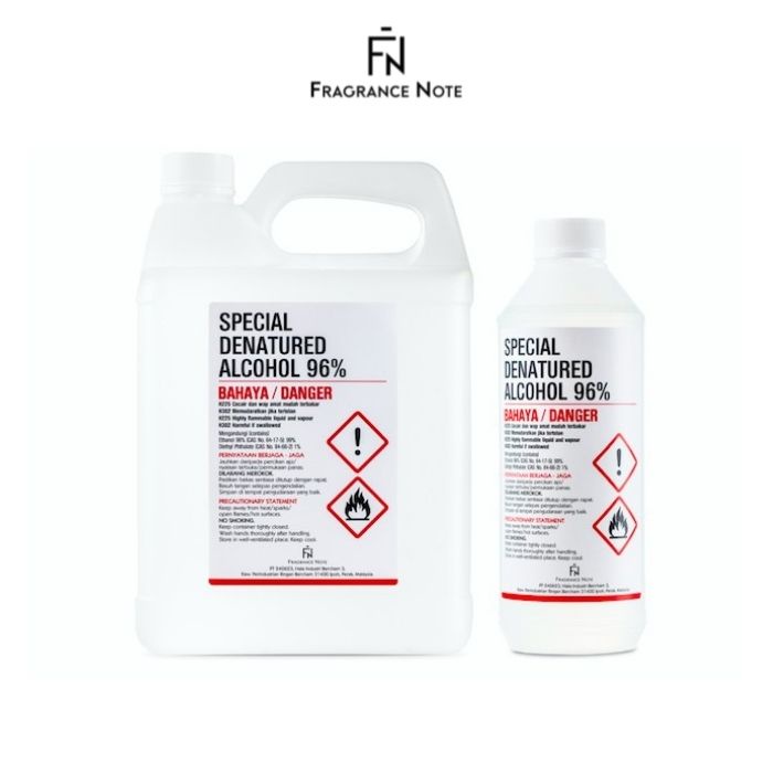 FRAGRANCE NOTE Special Denatured Alcohol 96% For Body Perfume (Safe on ...