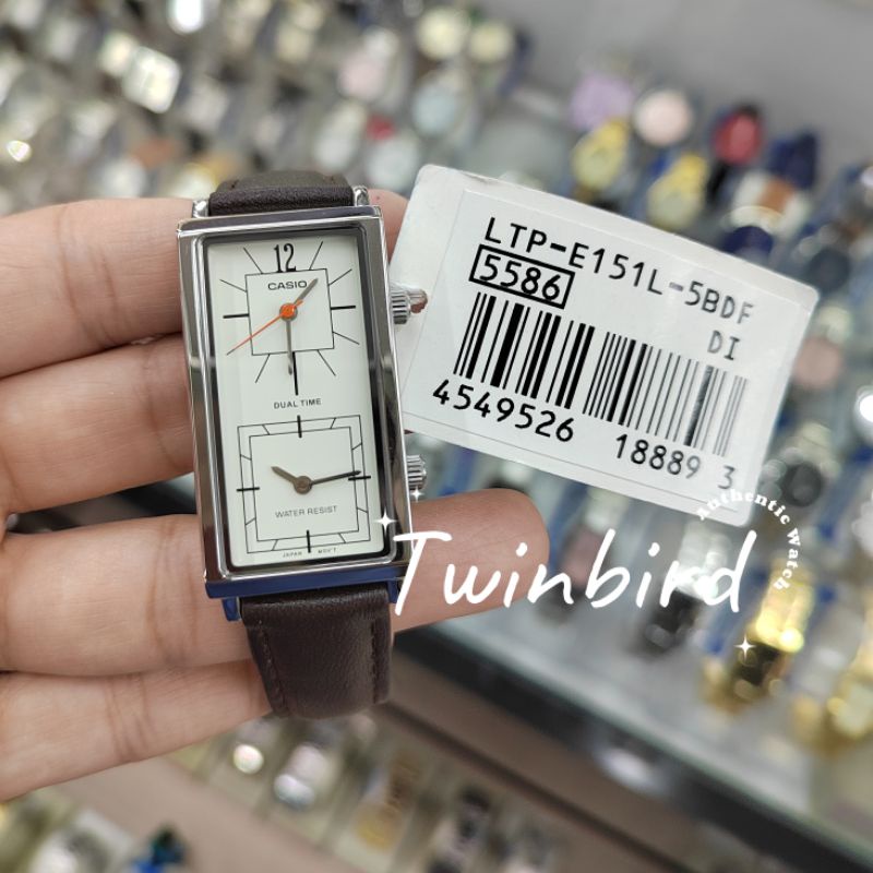 Casio LTP-E151L-5B Dual Time watch LTP-E151 LTP-E151L-5 | Shopee Malaysia