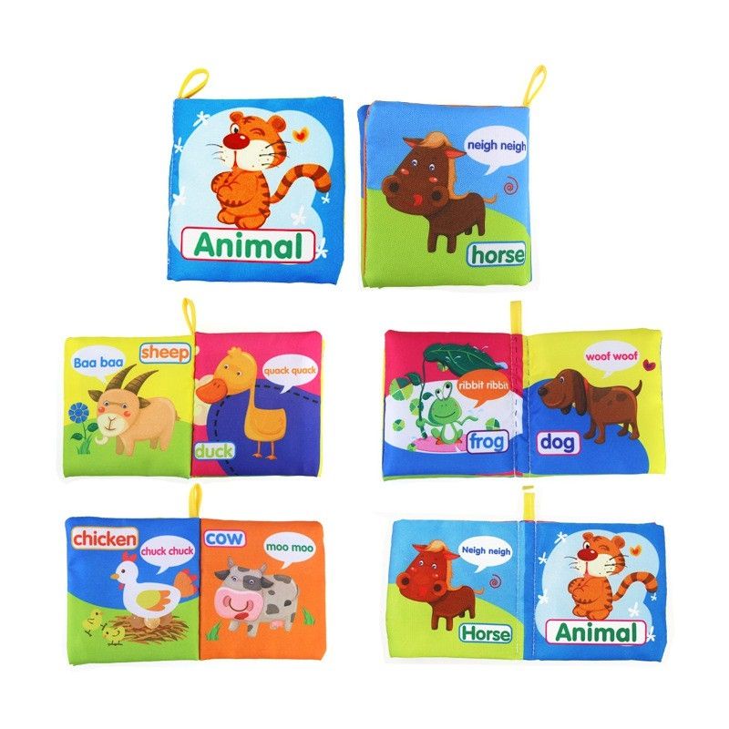 Soft Book Baby Education (Animal) | Shopee Malaysia