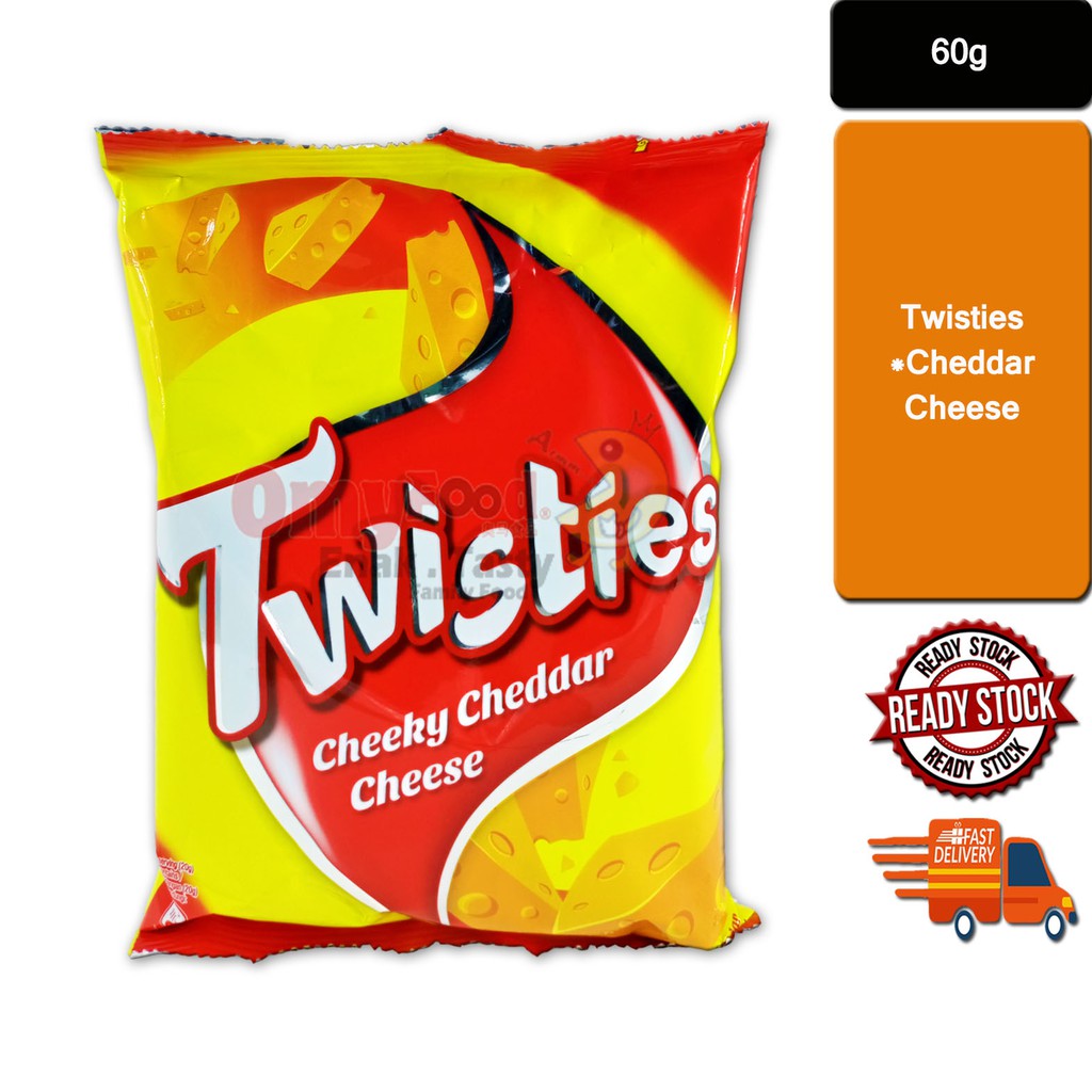 60g Big Pack Twisties [BBQ Curry/Cheddar Cheese/Chicken/Tomato/Thai ...