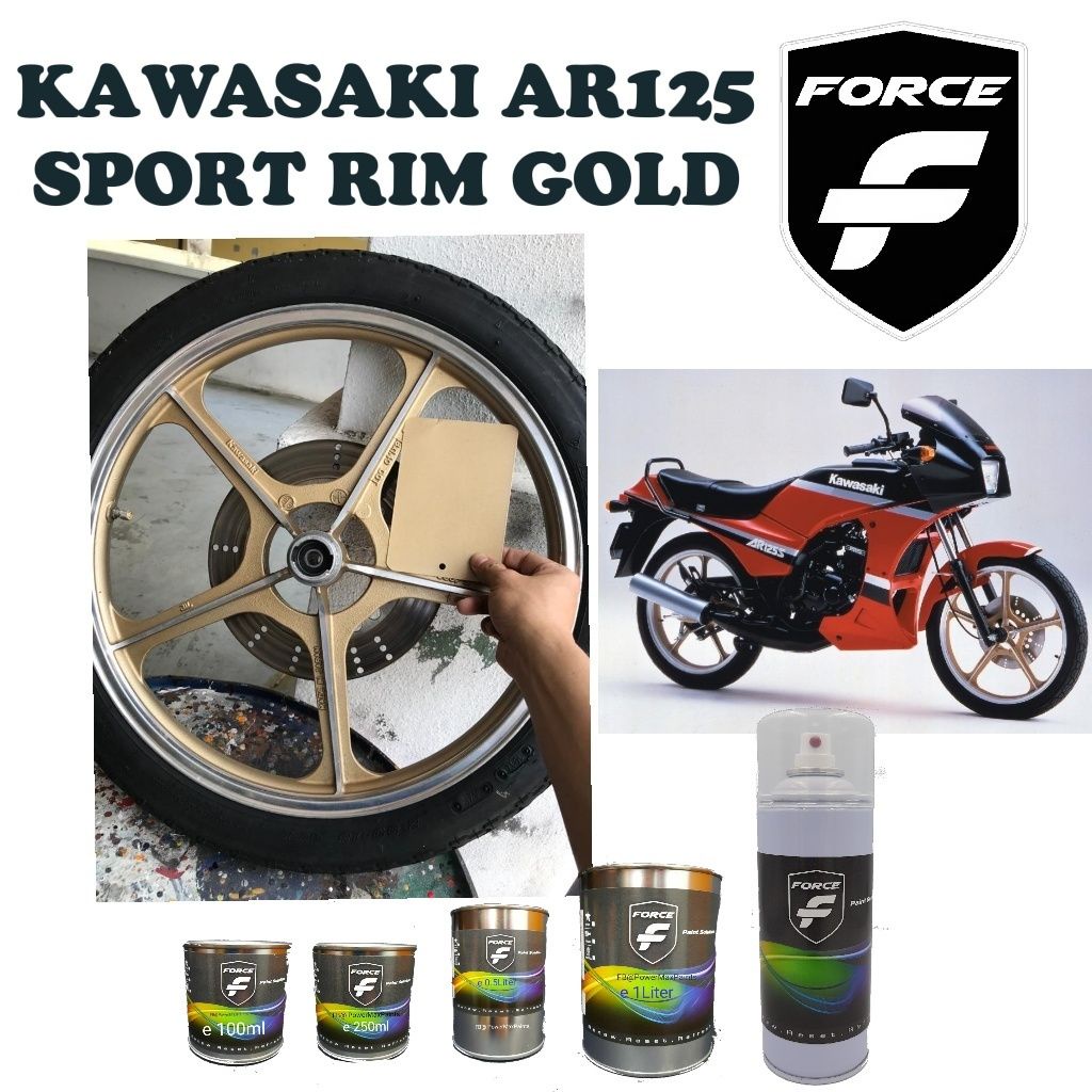 FORCE AR125 SPORT RIM GOLD 2K SPORT RIM PAINT | Shopee Malaysia