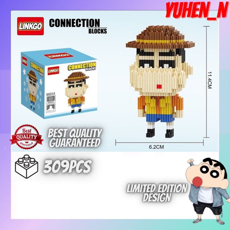 BALODY Shinchan Lego Original Lego Connection Block Lego Shinchan Lego ...