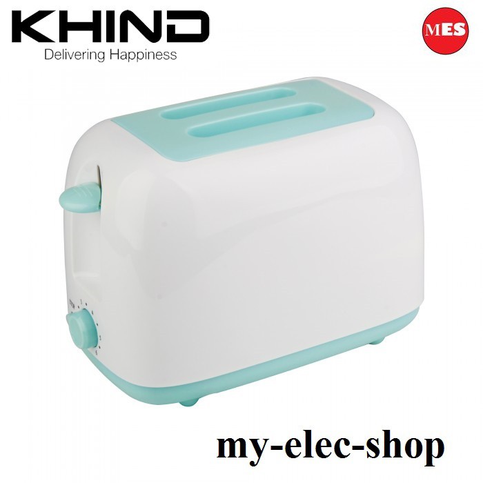 Khind 2-Slices Bread Toaster BT808 c/w Cool Touch & 6 Browning Settings ...