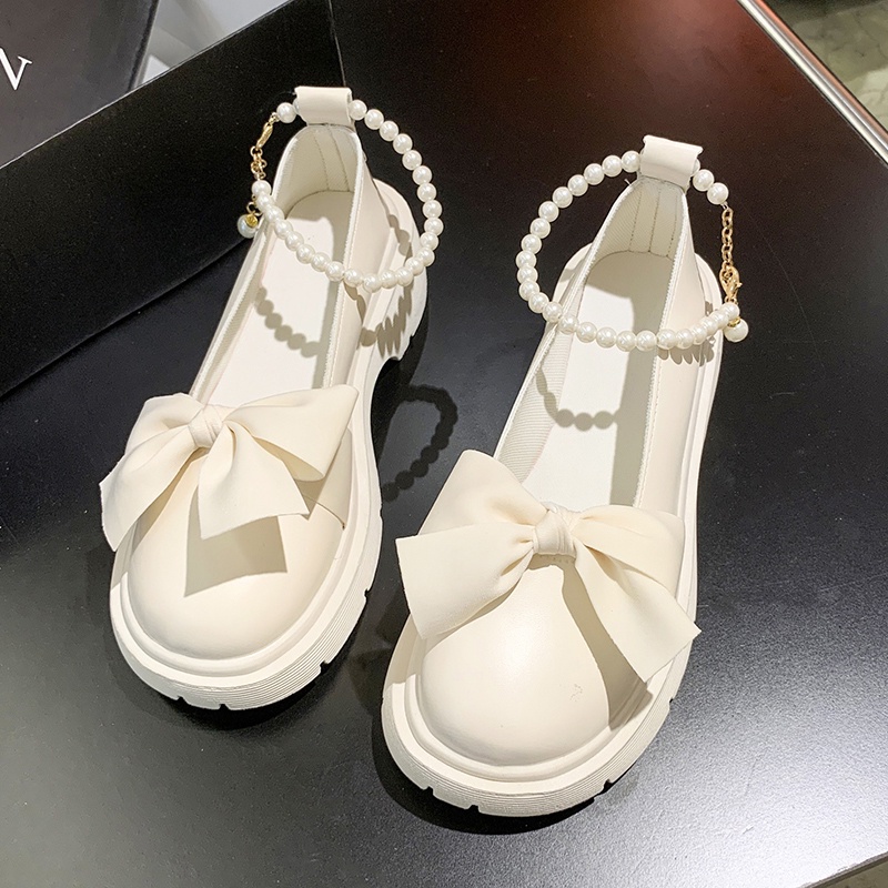1-3 days delivery Shopee Warehouse Ready Stock Ladies White Leather ...