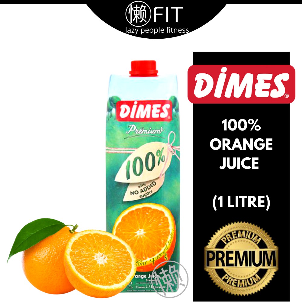 DIMES 100% Orange Juice 1Litre Premium Jus Oren Sebenar | Shopee Malaysia