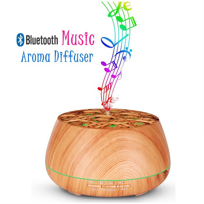 Ultrasonic Bluetooth Music Aroma Diffuser (with music capability ...
