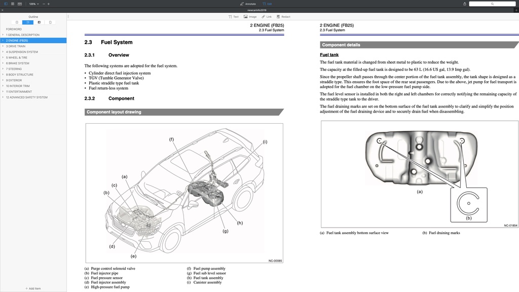 SUBARU FORESTER SK (2019-2023) SERVICE WORKSHOP MANUAL | Shopee Malaysia
