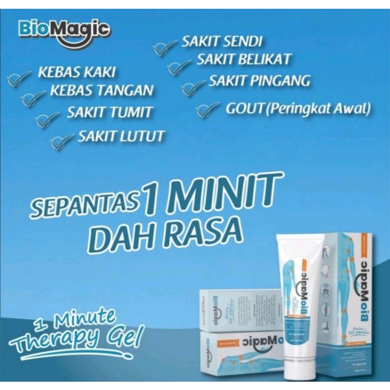 READY STOCK🌟🌟🌟🌟🌟 [ORIGINAL HQ 100%] BIO MAGIC GEL KEBAS, SAKIT URAT ...