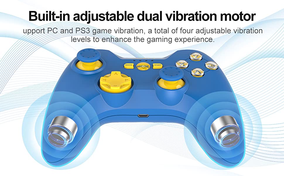 PXN P3 2.4G Wireless USB Gamepad Controller - Plug and Play 2.4G USB ...