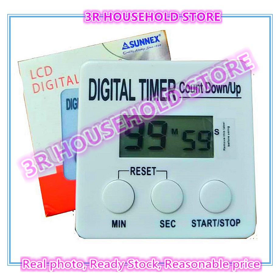 SUNNEX LCD Digital Timer Countdown Timer /Digital Masa / Digital ...