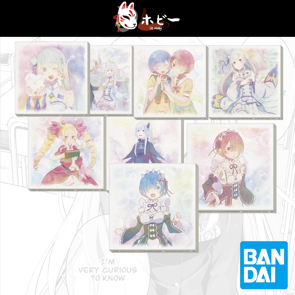(Official) Re Zero Mini Canvas Picture Board May You Have the Blessing ...