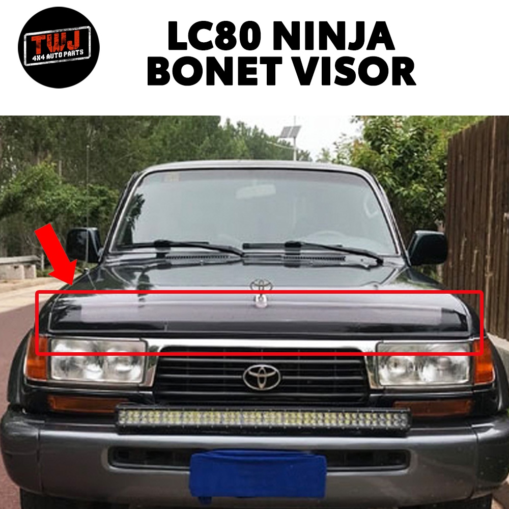 Toyota Land Cruiser LC80 Ninja bonet visor | Shopee Malaysia
