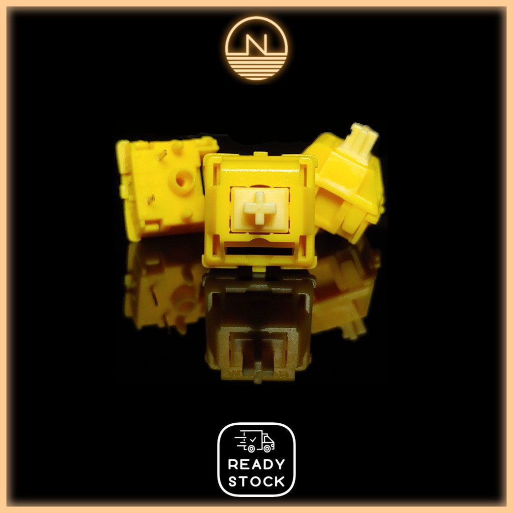 Gateron Cap Gold Yellow V2 63g Linear Switch (Mechanical Keyboard ...