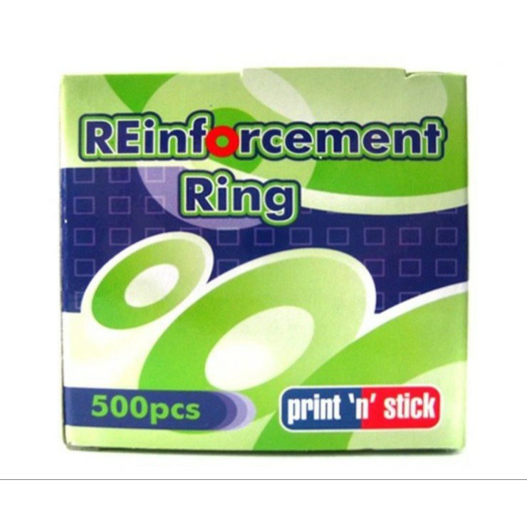 Reinforcement Ring 500pcs (White / Transparent) | Shopee Malaysia