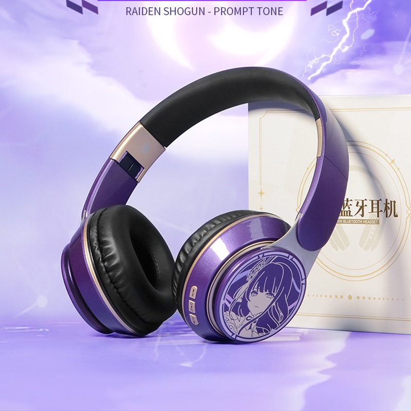 Genshin impact headphone wireless bluetooth headset Foldable Headset ...