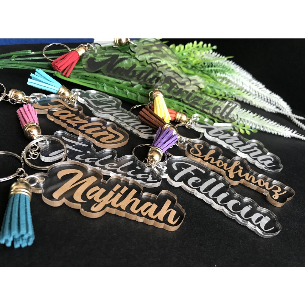 🔥(HOT ITEM)🔥 KEYCHAIN NAMA CUSTOMADE | Shopee Malaysia