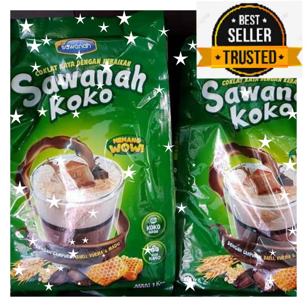SAWANAH KOKO with COCOA MALT 1KG READY STOCK ORIGINAL HQ! | Shopee Malaysia