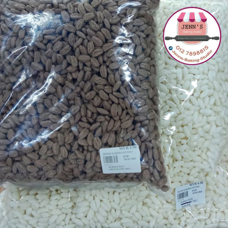 BUBBLE RICE ORIGINAL / BUBBLE RICE CHOCOLATE 1KG /500G KOKOJAR 泡泡米 ...