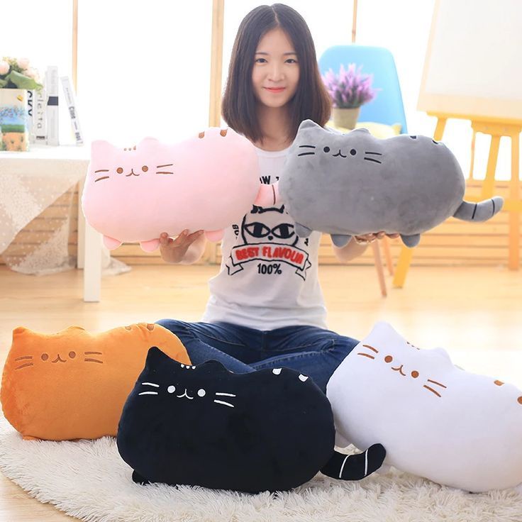 Xl Size Pusheen Cat Pillow Doll/SNI Cute Pusheen Cat Doll | Shopee Malaysia