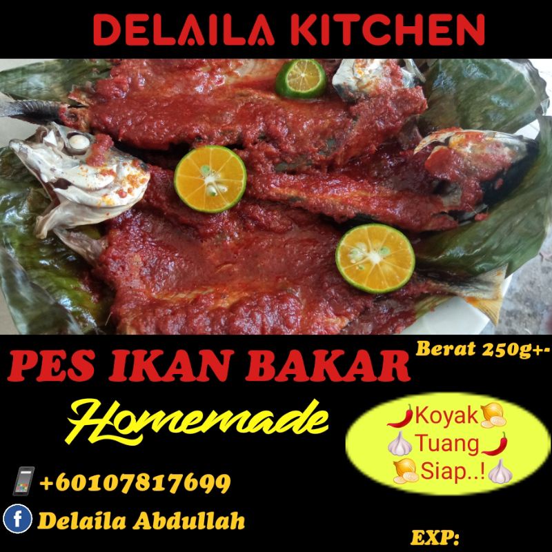 PES IKAN BAKAR HOMEMADE (DELAILA KITCHEN) | Shopee Malaysia