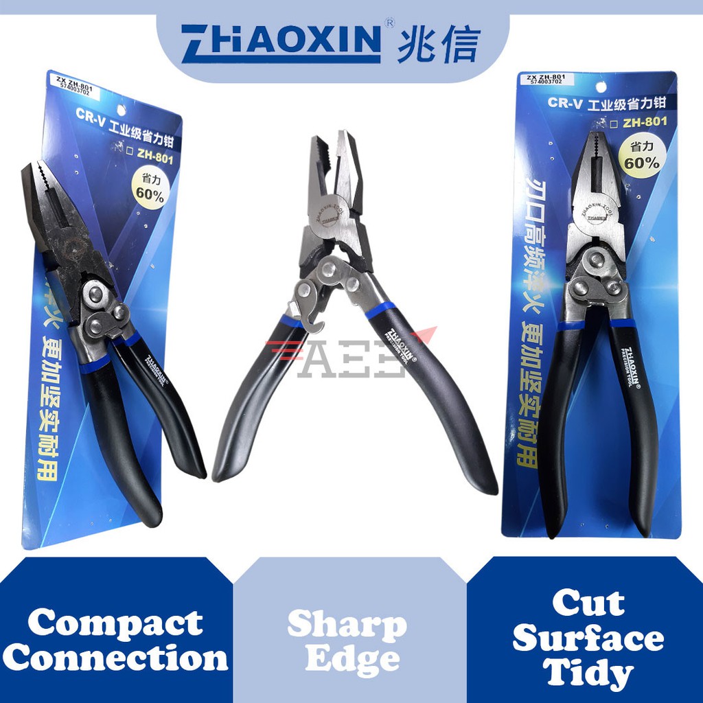 ZX ZH 801 Combination Plier ( Playar Gabung ) | Shopee Malaysia