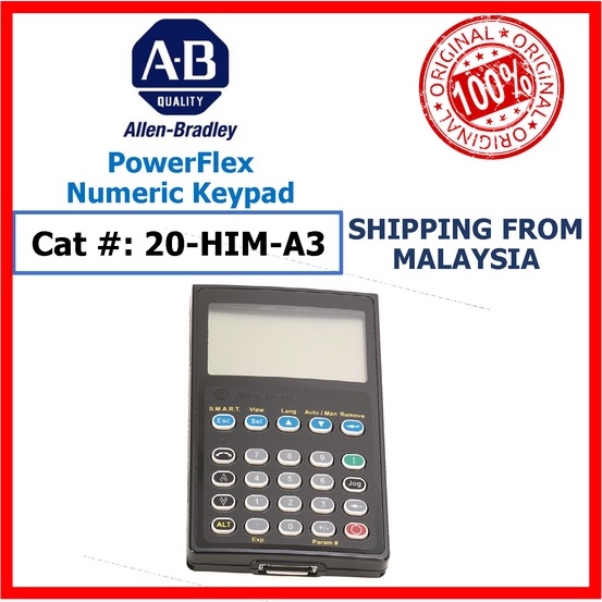 20-HIM-A3 | ALLEN BRADLEY | POWERFLEX FULL NUMERIC KEYPAD | Shopee Malaysia