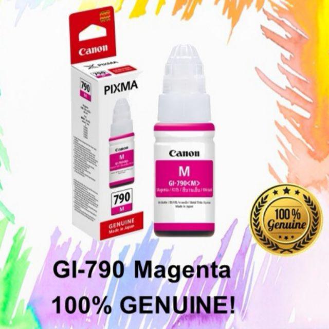 ORIGINAL CANON GI790 GI-790 BLACK CYAN MAGENTA YELLOW GI790 INK TANK ...